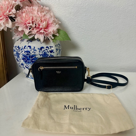 Mulberry | Bags | Mulberry Small Classic Grain Camera Bag Black | Poshmark